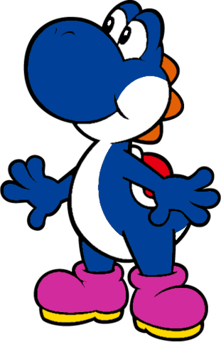 Blue Yoshi | SuperAniMarioBros Wiki | Fandom