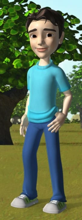Kid in a Cyan T-Shirt | Superbook Wiki | Fandom