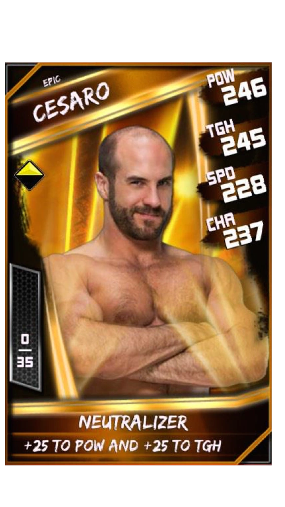 Cesaro | The WWE Supercard Wiki | Fandom