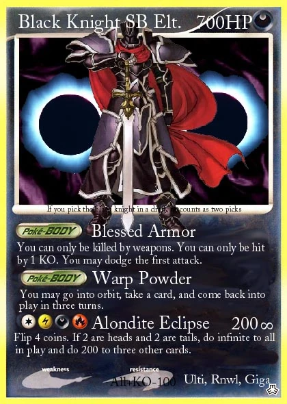 Black Knight SB Elt | Super Card Bros Wiki | Fandom