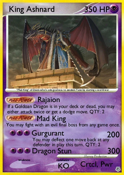 King Ashnard | Super Card Bros Wiki | Fandom