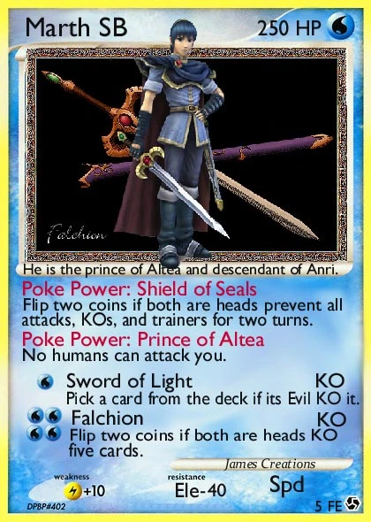 Marth SB | Super Card Bros Wiki | Fandom