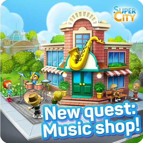 Music Shop | Supercity Friends Wiki | Fandom
