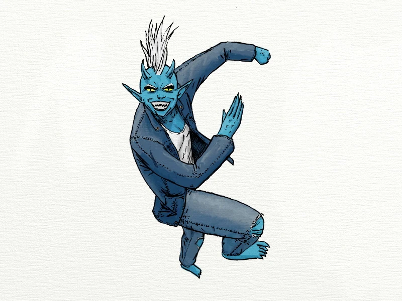 Sinen the Blue Demon | Super City Comics Wiki | Fandom