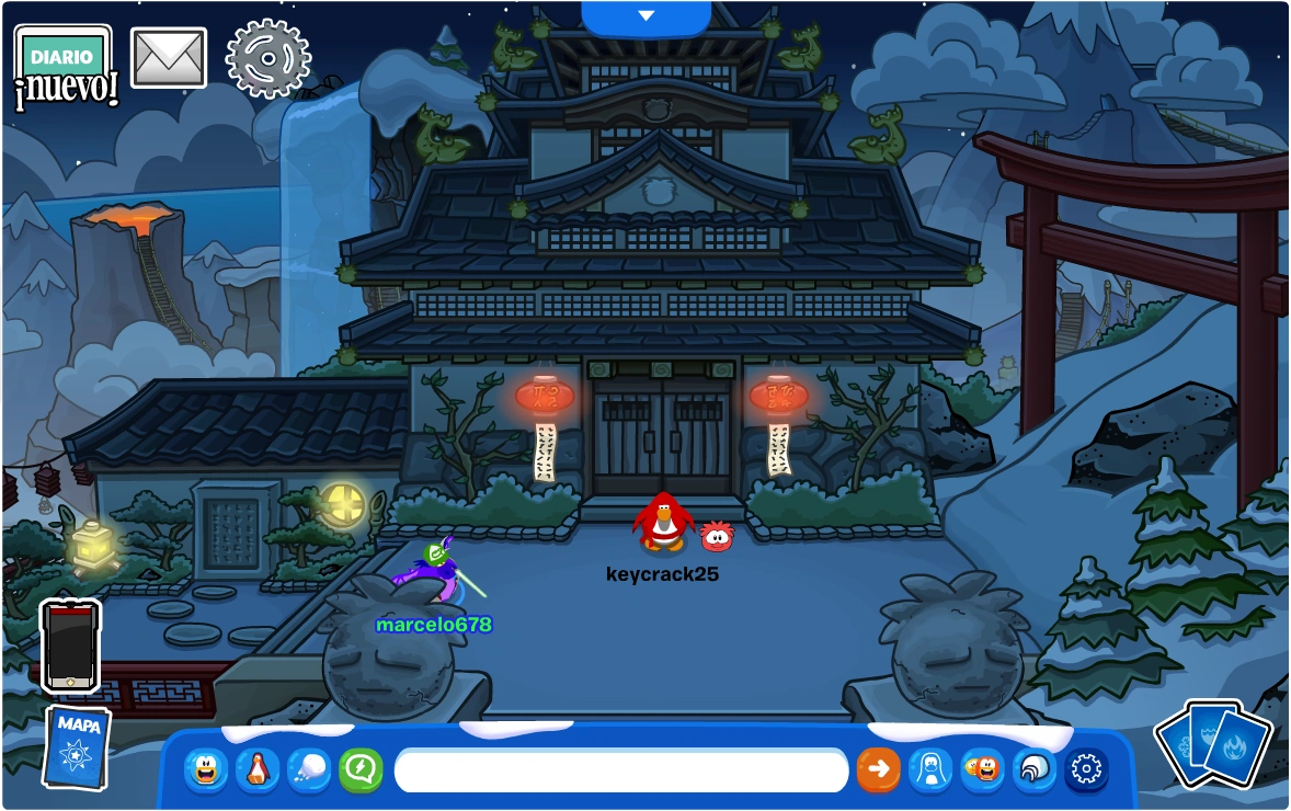Patio del Dojo | Super Club Penguin Wiki | Fandom