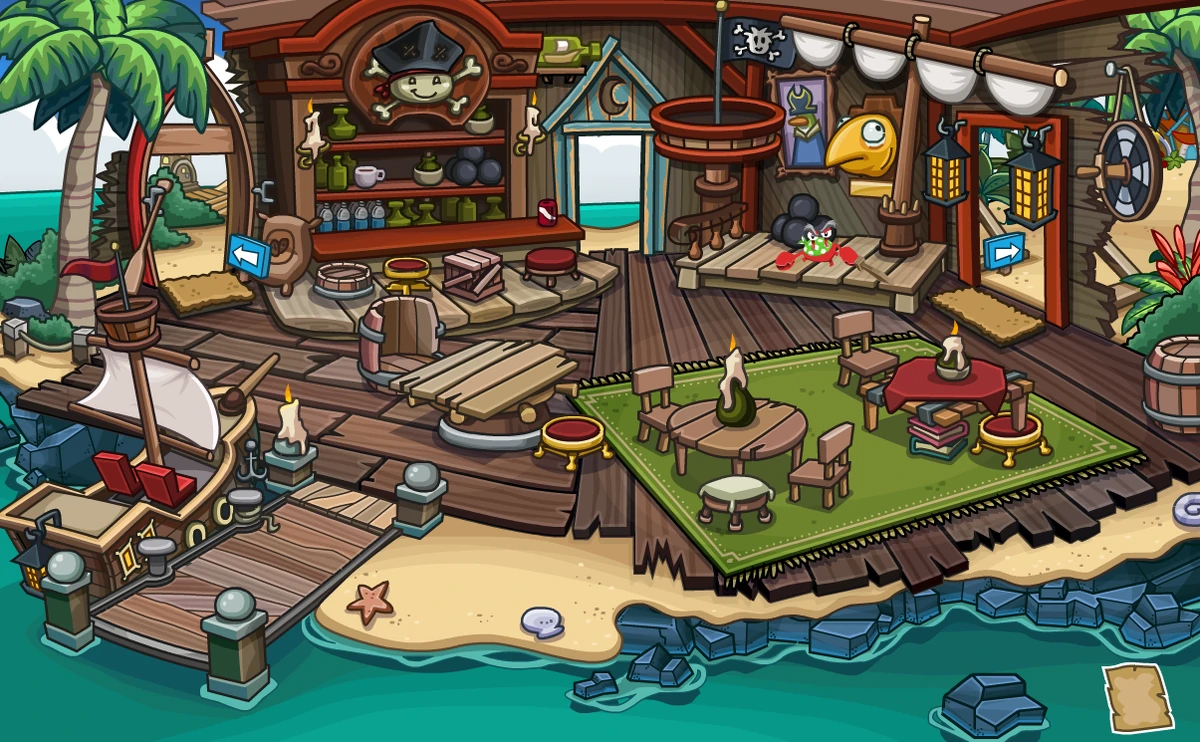 Muelle Estilo Bar | Super Club Penguin Wiki | Fandom