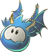 Puffle dragón celeste | Super Club Penguin Wiki | Fandom