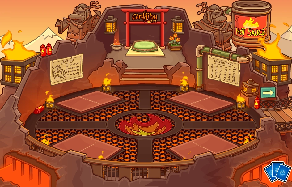 Dojo de Fuego | Super Club Penguin Wiki | Fandom
