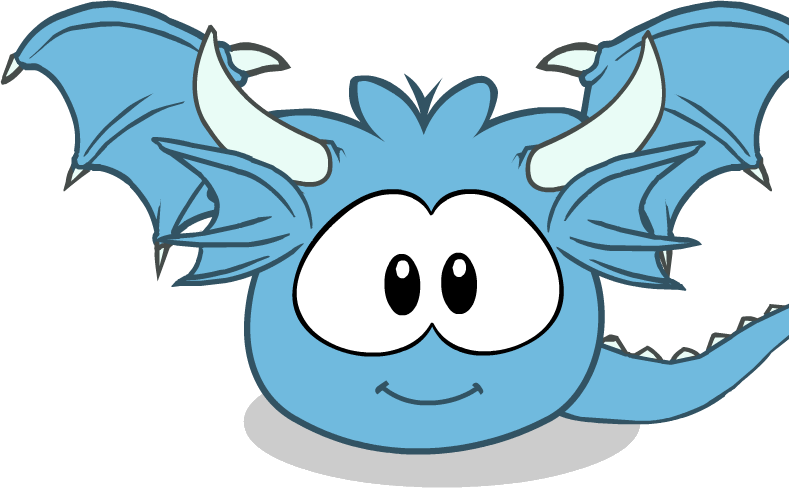 Puffle dragón celeste | Super Club Penguin Wiki | Fandom