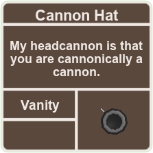 Cannon Hat | Super Cube Cavern Wiki | Fandom