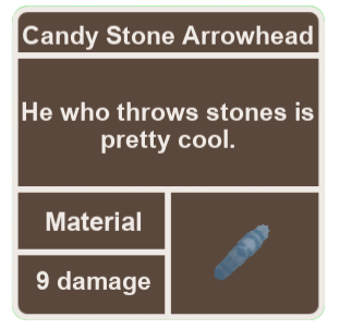 Candy Stone Arrowhead | Super Cube Cavern Wiki | Fandom