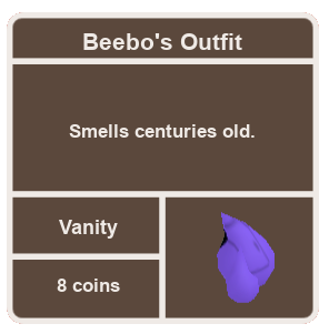 Beebo's Outfit | Super Cube Cavern Wiki | Fandom