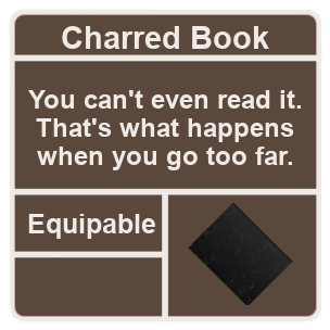 Charred Book | Super Cube Cavern Wiki | Fandom