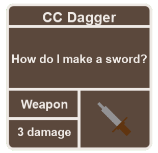 CC Dagger | Super Cube Cavern Wiki | Fandom