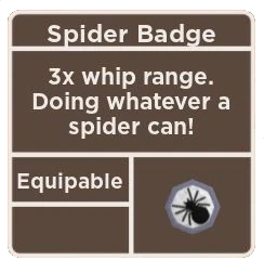 Spider Badge | Super Cube Cavern Wiki | Fandom