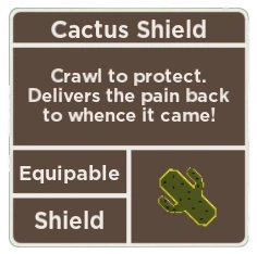 Cactus Shield | Super Cube Cavern Wiki | Fandom