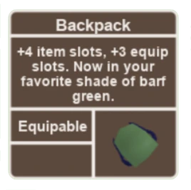 Backpack | Super Cube Cavern Wiki | Fandom