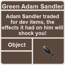 Green Adam Sandler | Super Cube Cavern Wiki | Fandom