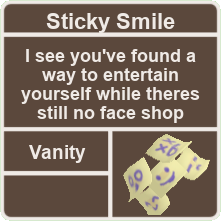 Sticky Smile | Super Cube Cavern Wiki | Fandom