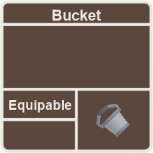 Bucket | Super Cube Cavern Wiki | Fandom