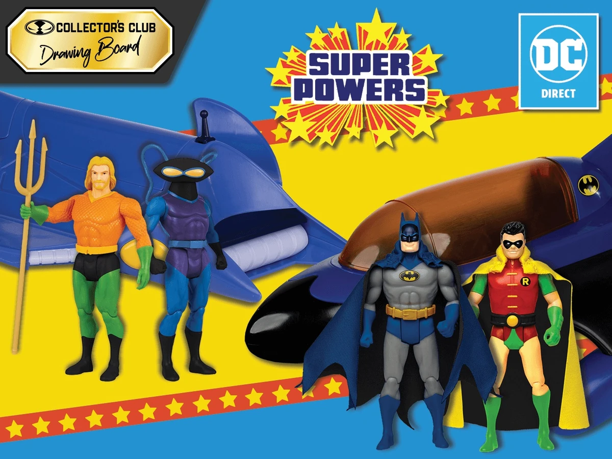 Sea Saucer and Bat-Multicraft (Super Powers toys) | SuperFriends Wiki ...