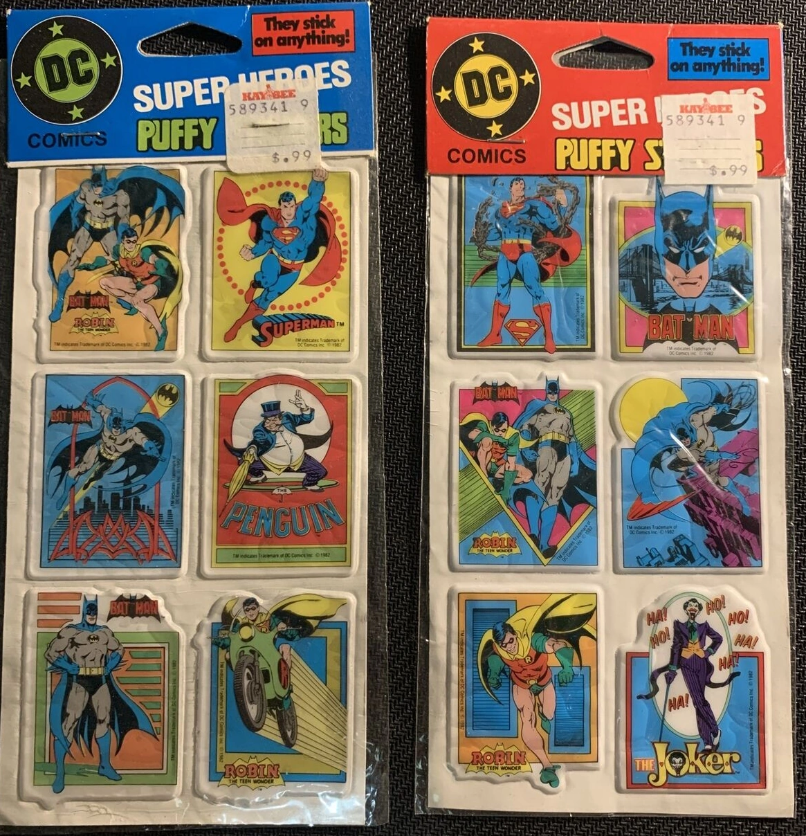 Super Heroes Puffy Stickers | SuperFriends Wiki | Fandom