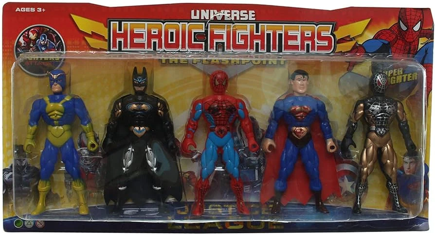 Goliath, Batman, Spider-Man, Superman and Symbiote Spider-Man (Universe ...