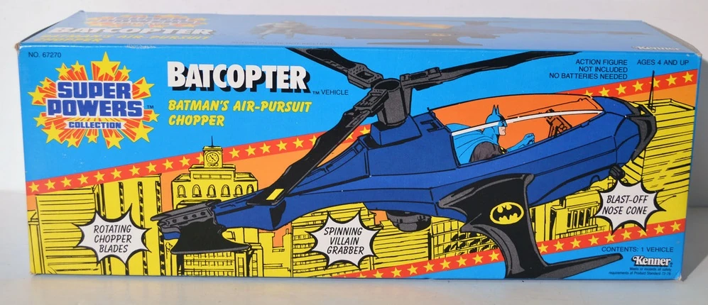 Batcopter (Super Powers toy) | SuperFriends Wiki | Fandom