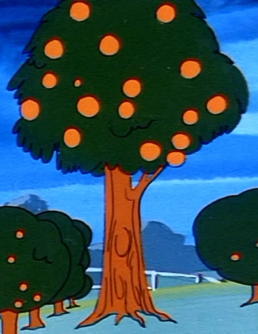 Giant orange tree | SuperFriends Wiki | Fandom