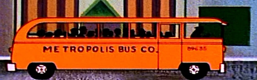 Metropolis Bus Company's bus number 84635 | SuperFriends Wiki | Fandom