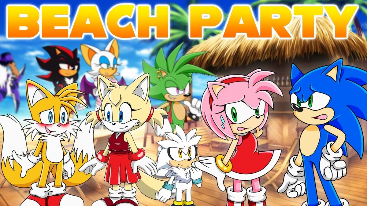 Tails' BEACH PARTY?! - Tails, Zooey, Sonic, Amy, Shadow, Rouge and Big Q&A - LIVE ...