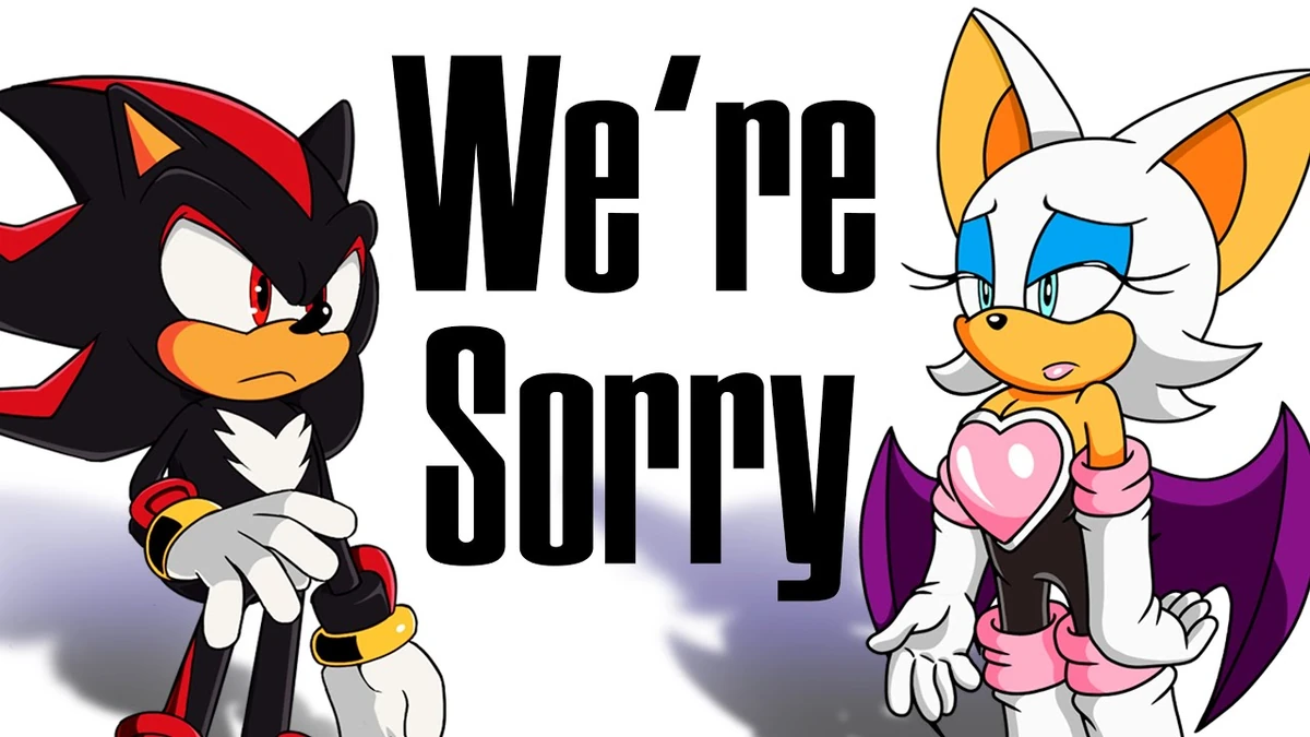 So we messed up... - Shadow and Rouge Apologise and Play Sonic Speed ...