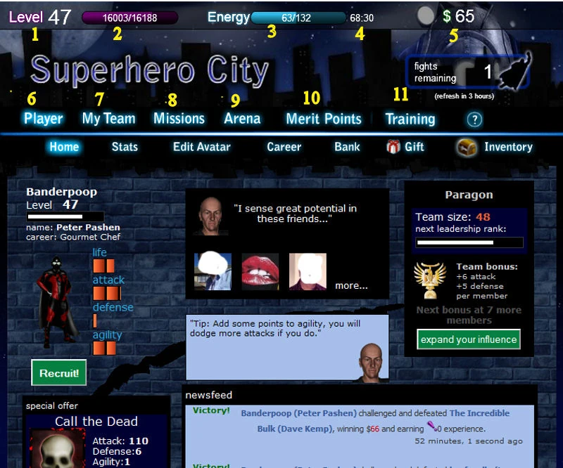 Game Menus | Superhero City Wiki | Fandom