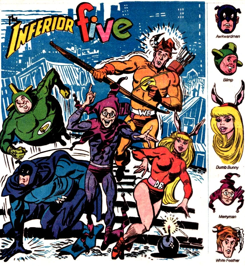 Inferior Five | Superhero Wiki | Fandom