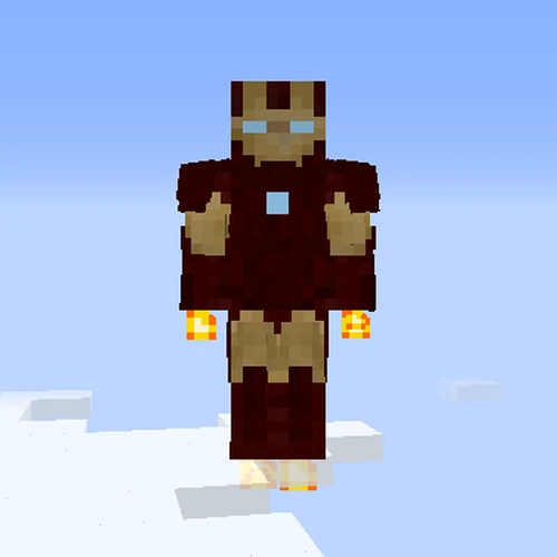 Iron Man Minecraft Face