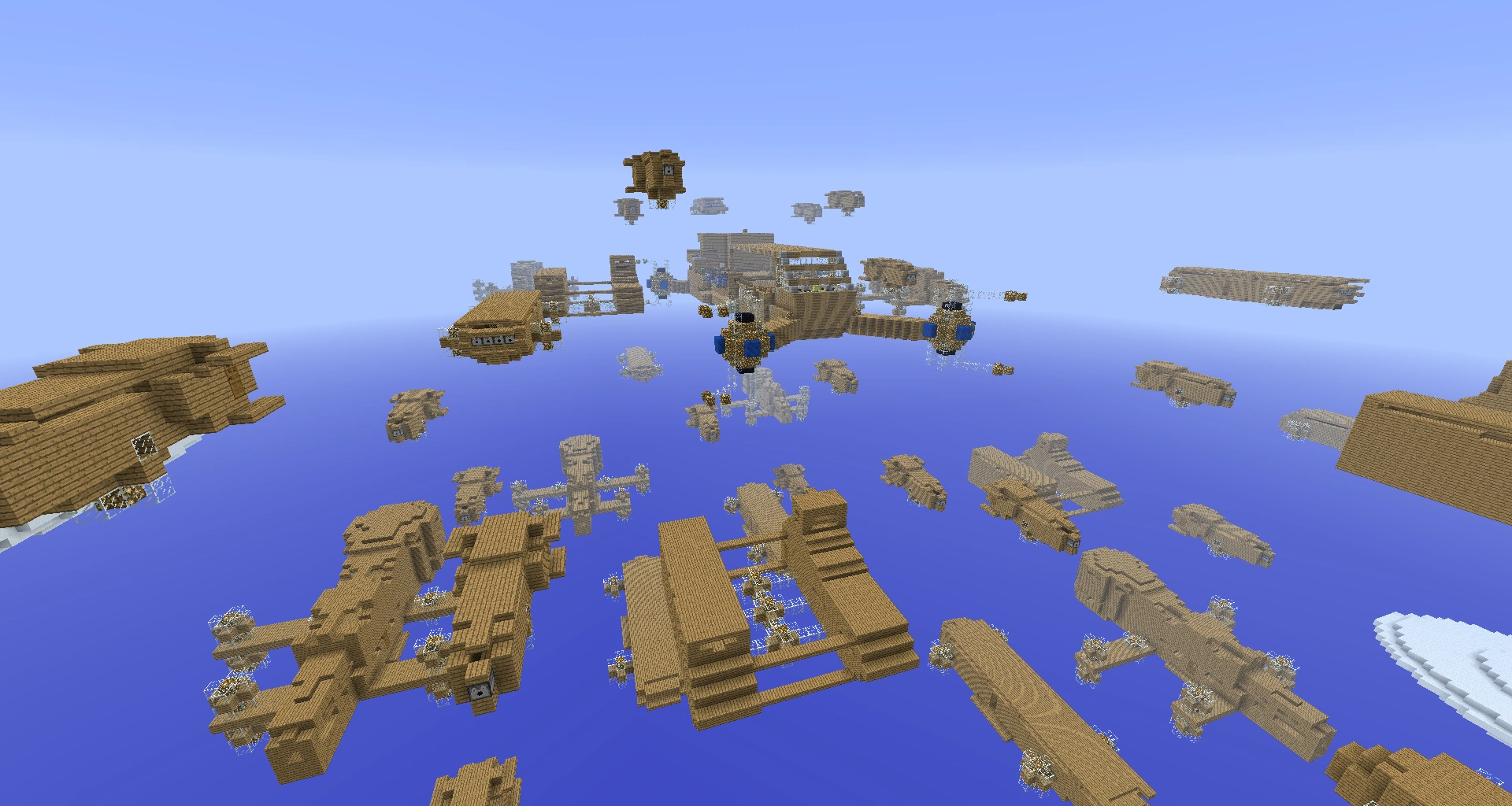 Minecraft Airship Fleet