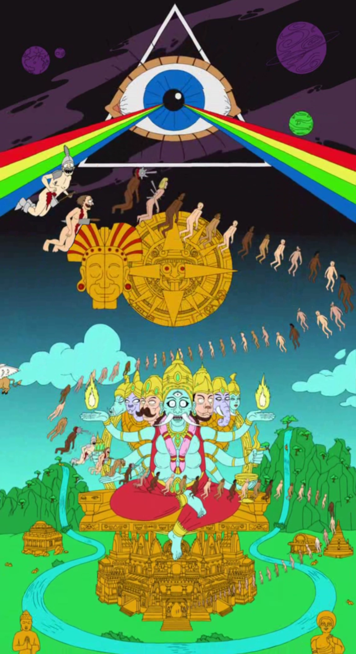 Seven Headed God | Superjail Wiki | Fandom