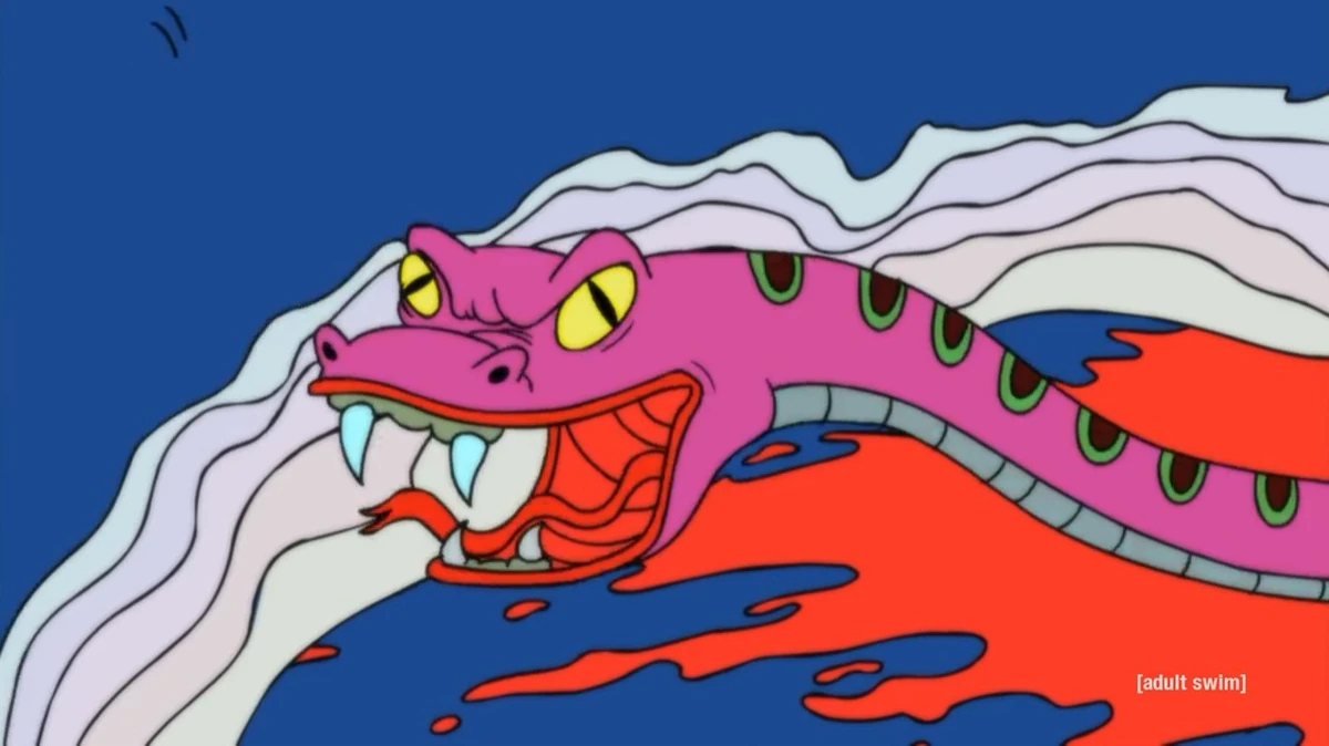 LSD Snake | Superjail Wiki | Fandom