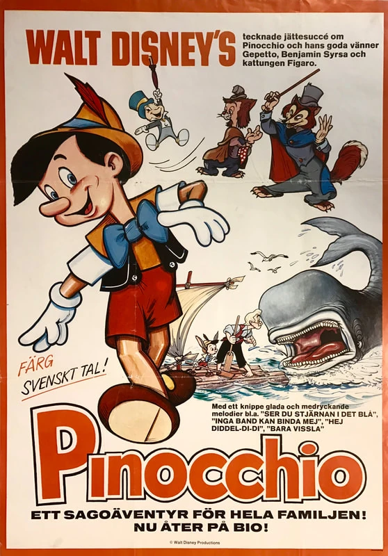 Pinocchio VHS Credits (Swedish) | SuperLogos Wiki | Fandom