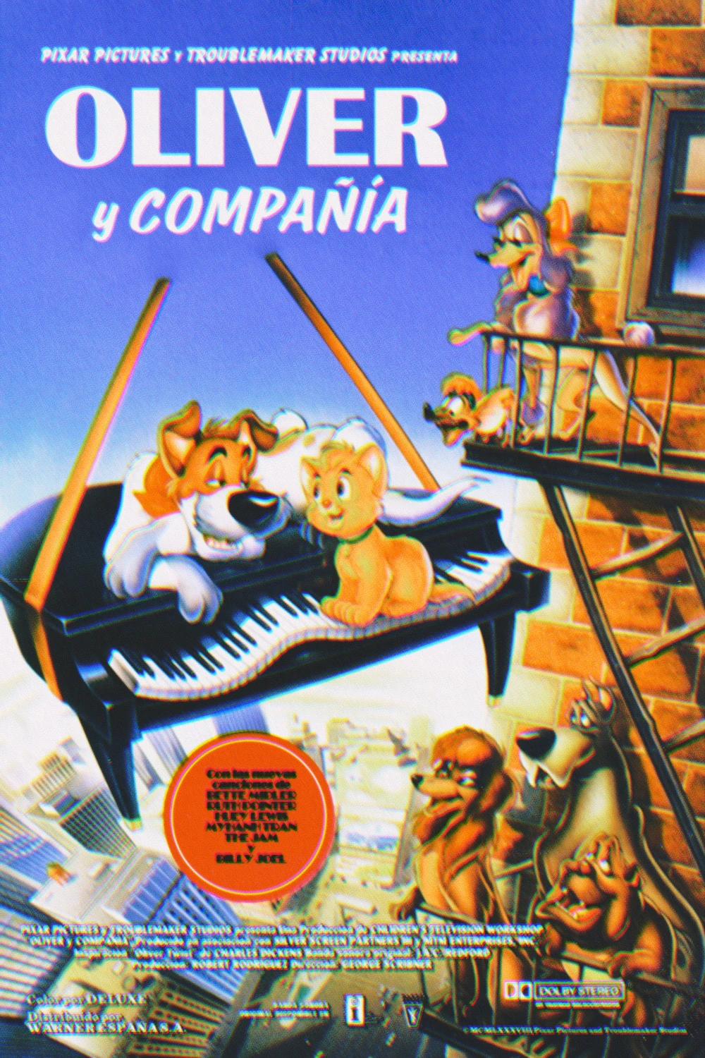 Oliver & Company (1998 film) - (Spain) Credits - (Pixar and ...