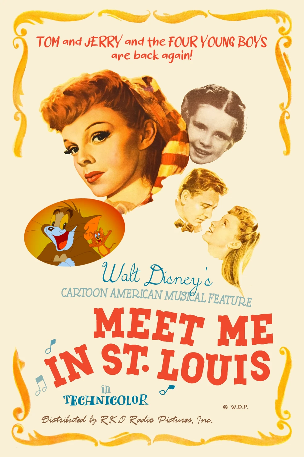Meet Me In St Louis Movie Poster Meet Me In St. Louis (1944) Original