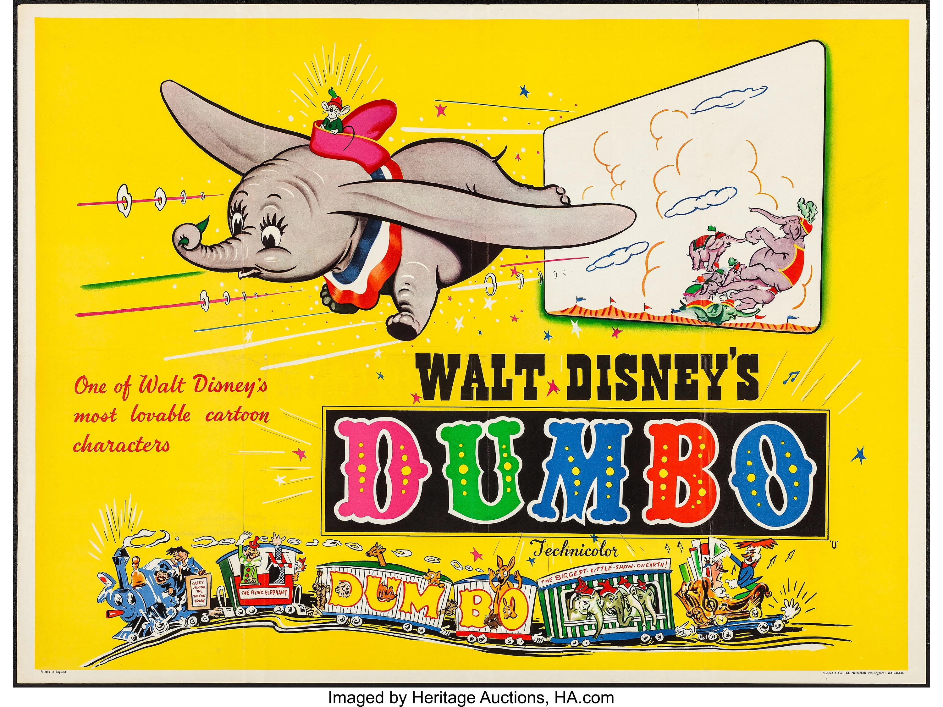 Dumbo (1952 film) Credits (1990 Re-Reissue Turner Print) | SuperLogos ...