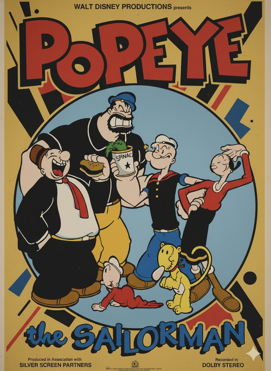 Disney's Popeye (1980 movie) Credits | SuperLogos Wiki | Fandom