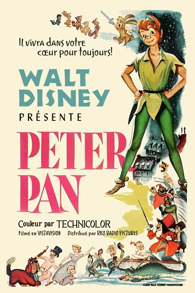 Peter Pan (1953 film) Credits - 1953 Original Dubbing (Canadian French ...