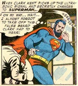 Bearded Superman New 52