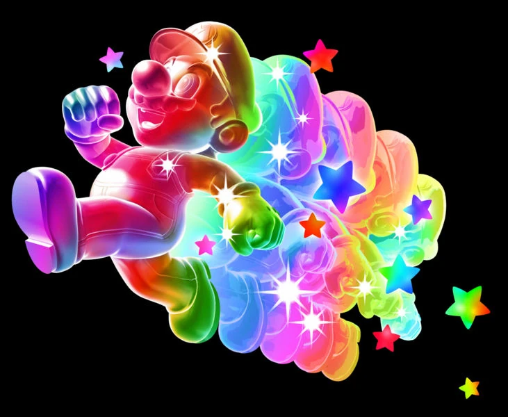 Rainbow Mario | MarioWiki | Fandom
