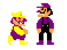 8-Bit Wario and Waluigi | Super Mario and Friends new Adventure Wiki ...