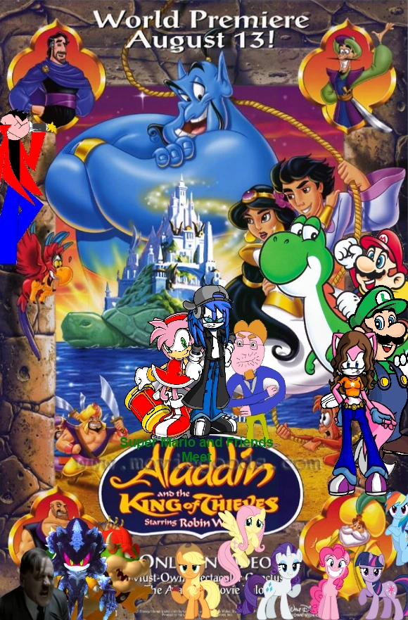 Super Mario and Friends meet Aladdin and the King of Thives | Super ...