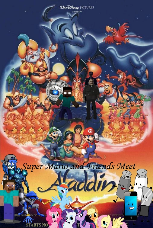 Super Mario and Friends Meet Aladdin | Super Mario and Friends new ...