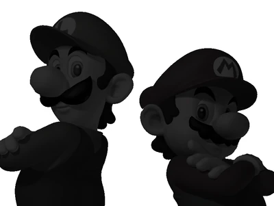 Dark Mario and Dark Luigi | Super Mario and Friends new Adventure Wiki ...